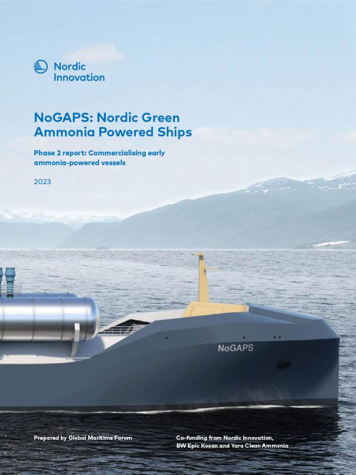 Nogaps Nordic Green Ammonia Powered Ships Nordic Innovation